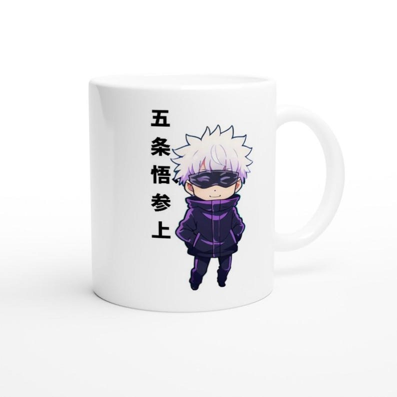 Chibi Jujutsu Kaisen Satoru Gojo Anime Coffee Mug Gift - Etsy