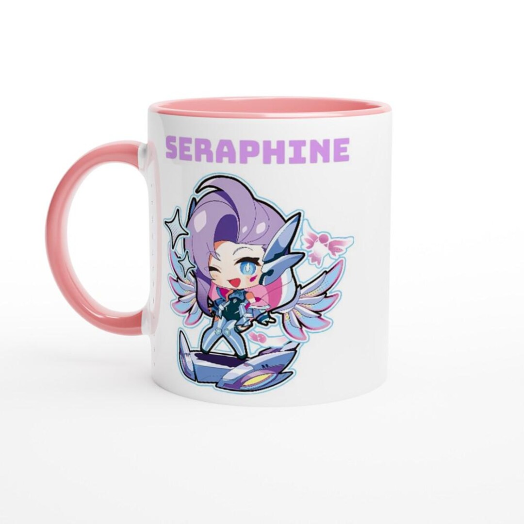 Seraphine League of Legends Coffee Mug , Gift for Gamers , Cute Chibi ...