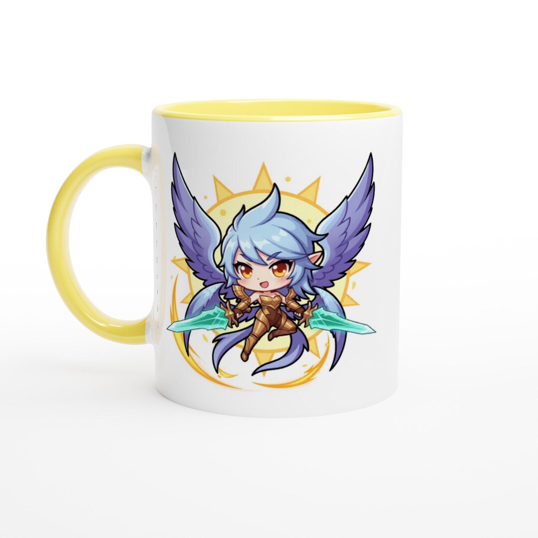 Kayle League of Legends Coffee Mug, Lol Chibi Fanart Cup - Etsy