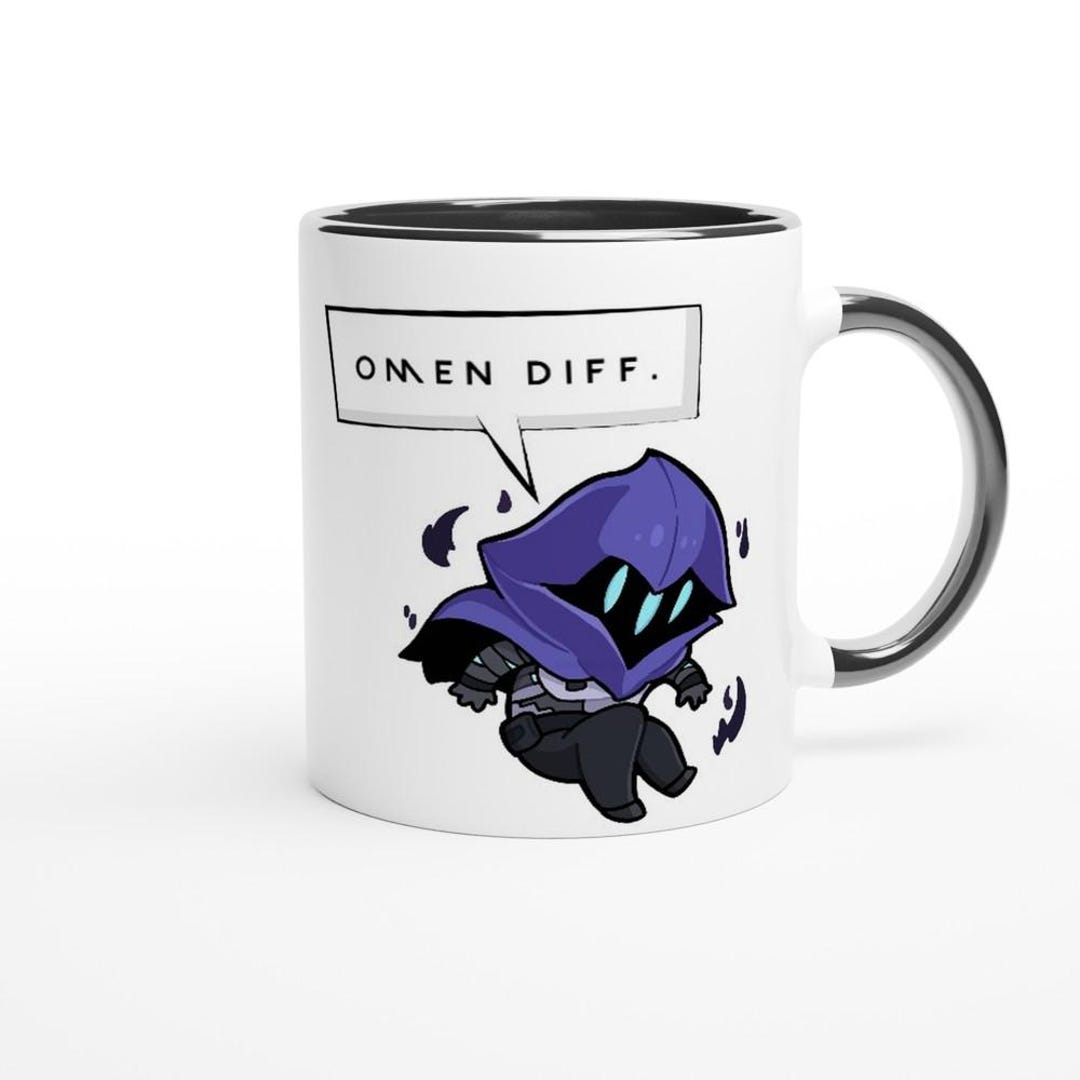 Omen Valorant Coffee Mug, Chibi Gamer Cup - Etsy