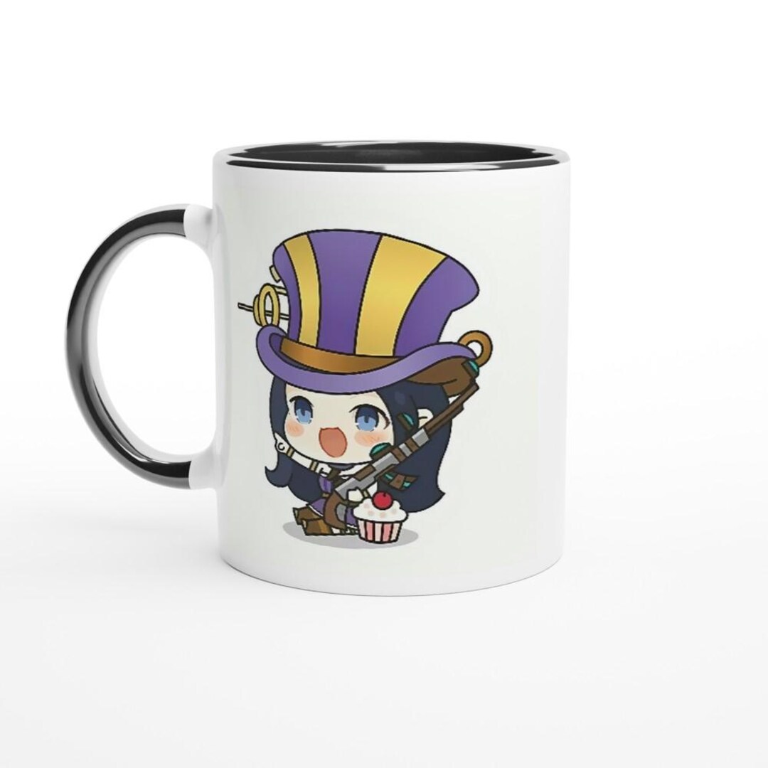 Caitlyn League of Legends Coffee Mug | Arcane Caitlyn Fan Art | Gift ...