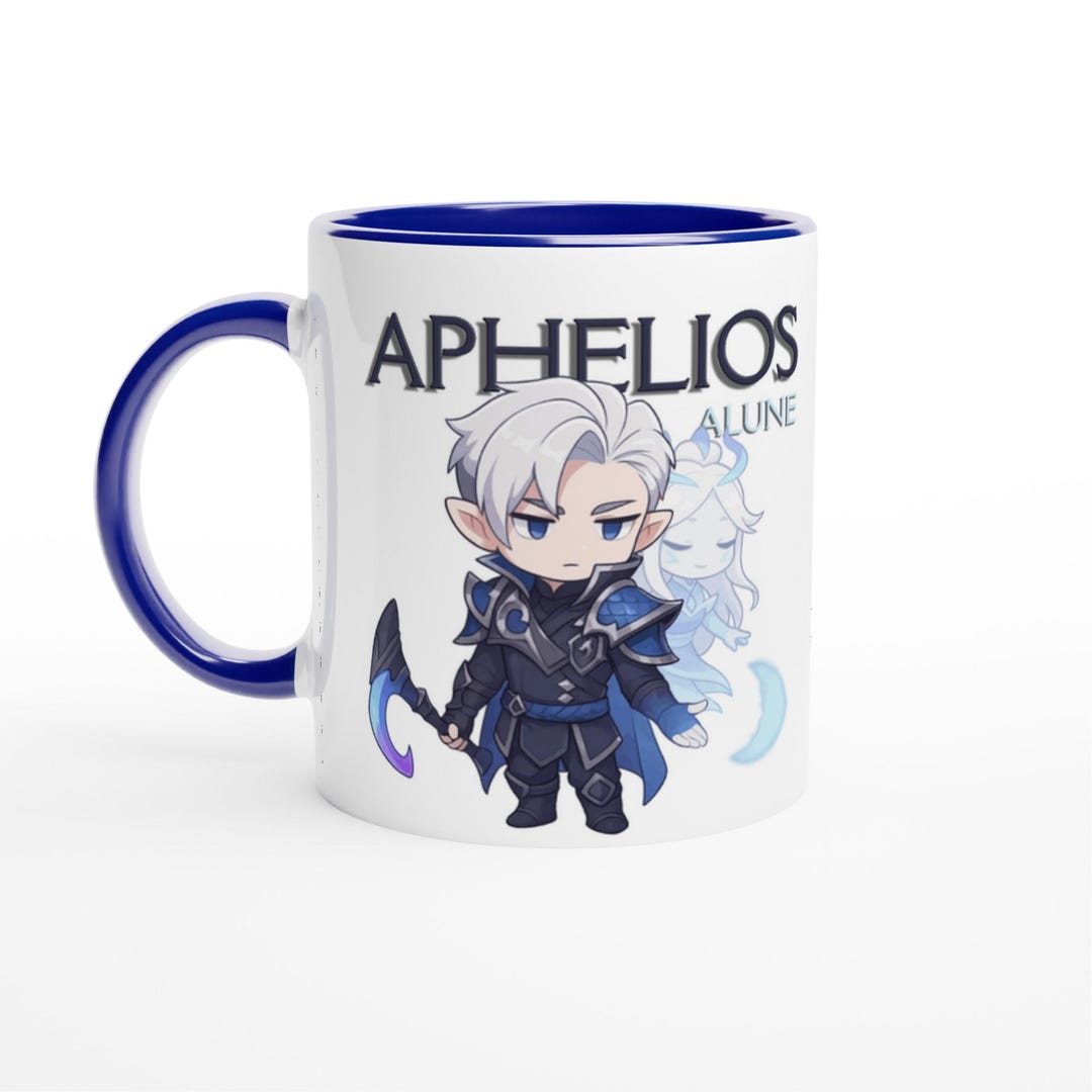 Aphelios League of Legends Coffee Mug, Alune, Lol Chibi Fanart Cup - Etsy