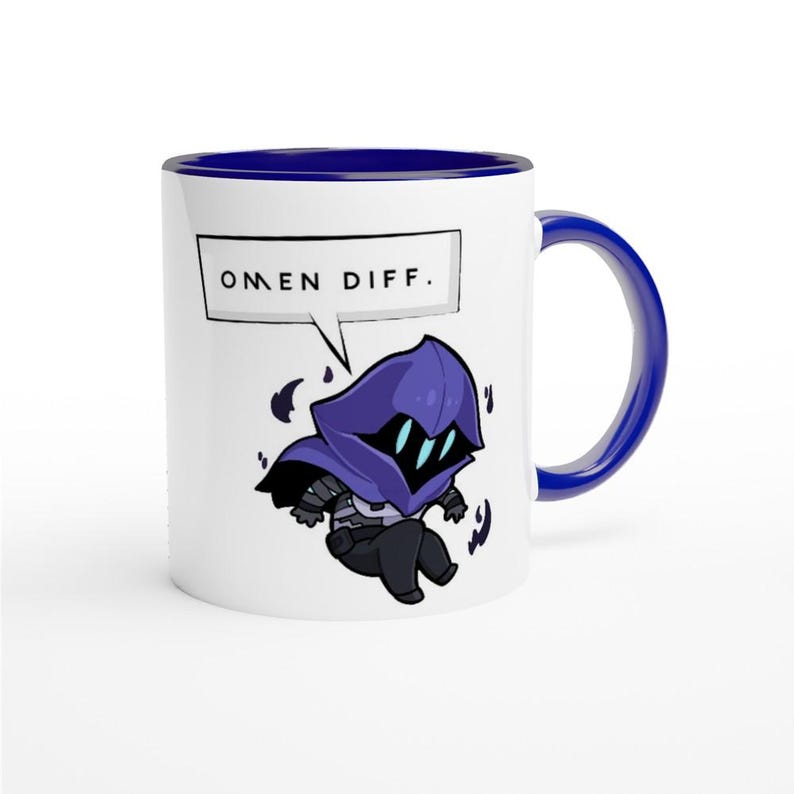 Omen Valorant Coffee Mug Cute | Gift for Gamers | Cute Chibi Cup - Etsy