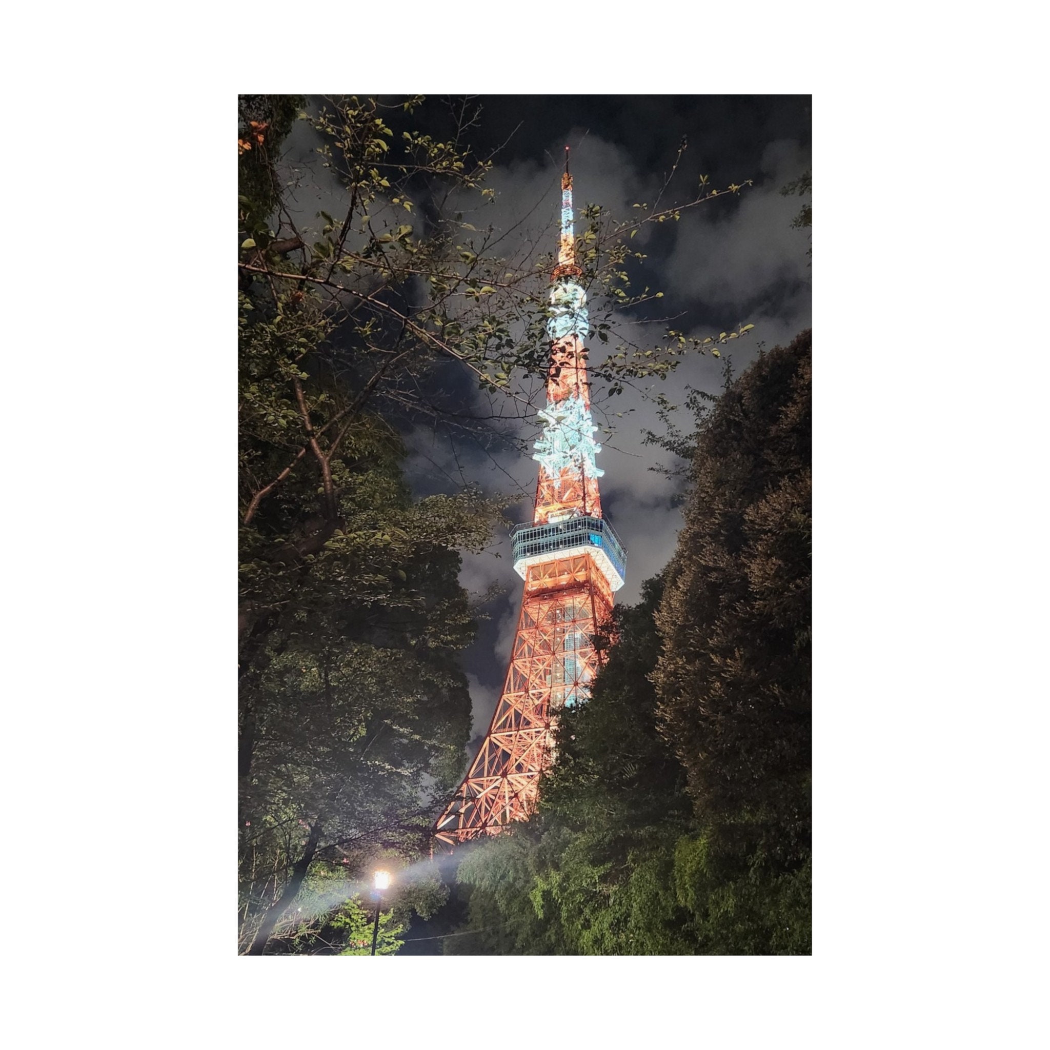 Tokyo Tower Matte Vertical Posters - Etsy