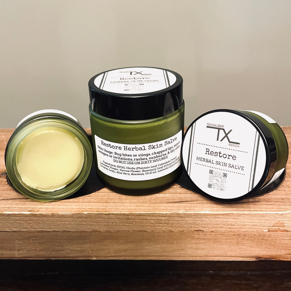 RESTORE Herbal Skin Salve: Organic Plantain Calendula Infusion - Etsy