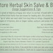 RESTORE Herbal Skin Salve: Organic Plantain Calendula Infusion - Etsy