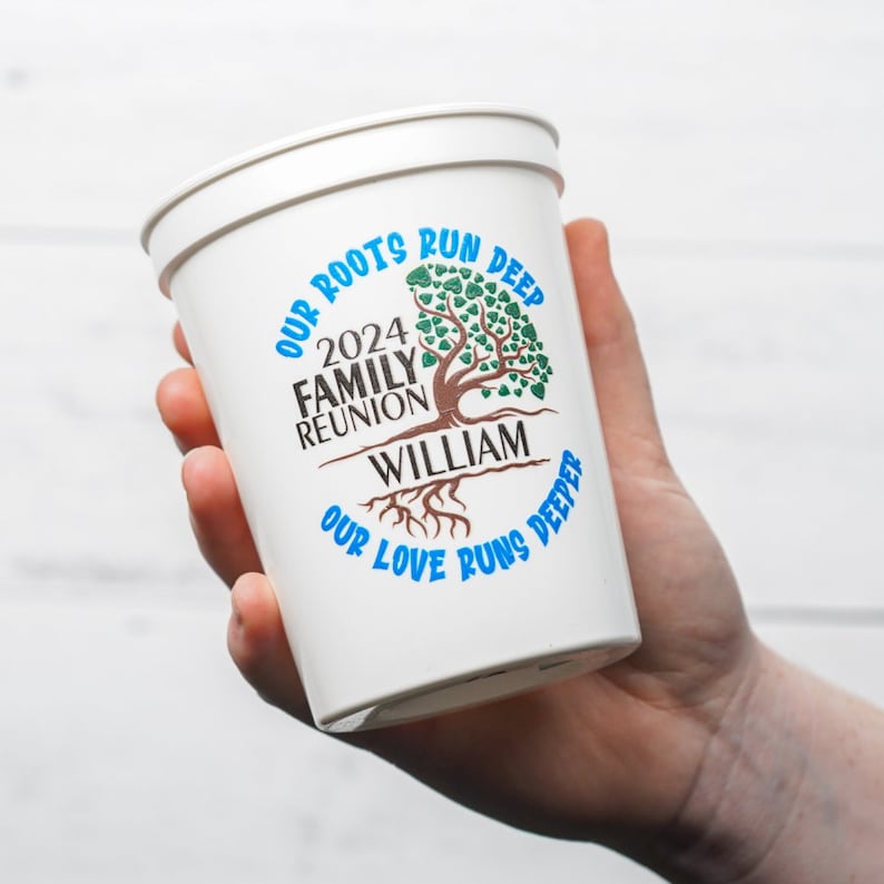 Family Reunion Cups, Family Cookout, Family Reunion Bulk Favors, Family ...