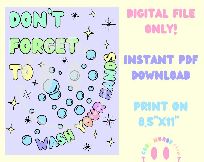 School Nurse Clinic/office Poster, Digital Print - Etsy