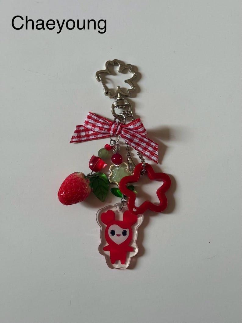 TWICE Lovely’s Character Keychain | K-pop Fan Gift, Cute Acrylic Bag ...