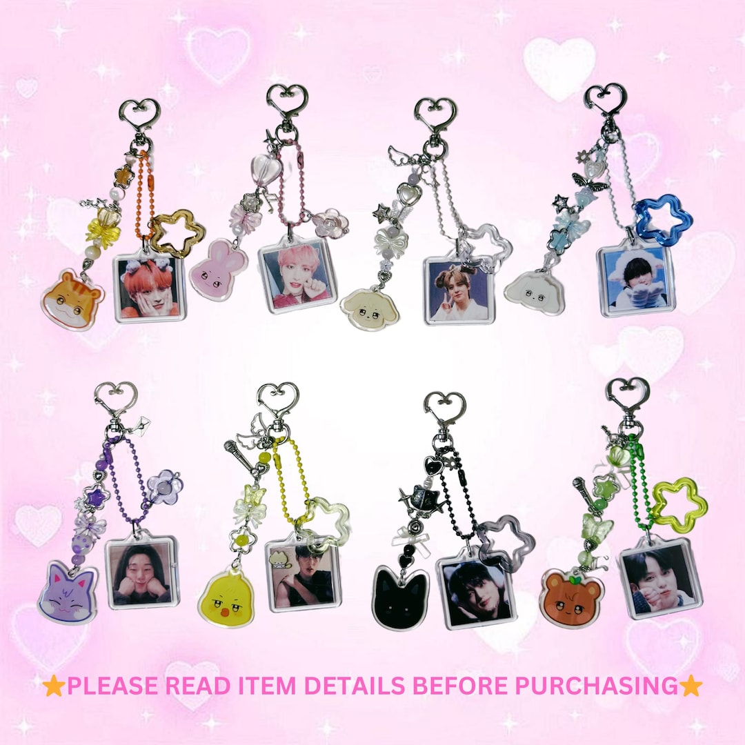 ANITEEZ ATEEZ Customized Photo Keychain Kpop Gifts/merch Custom Kpop ...