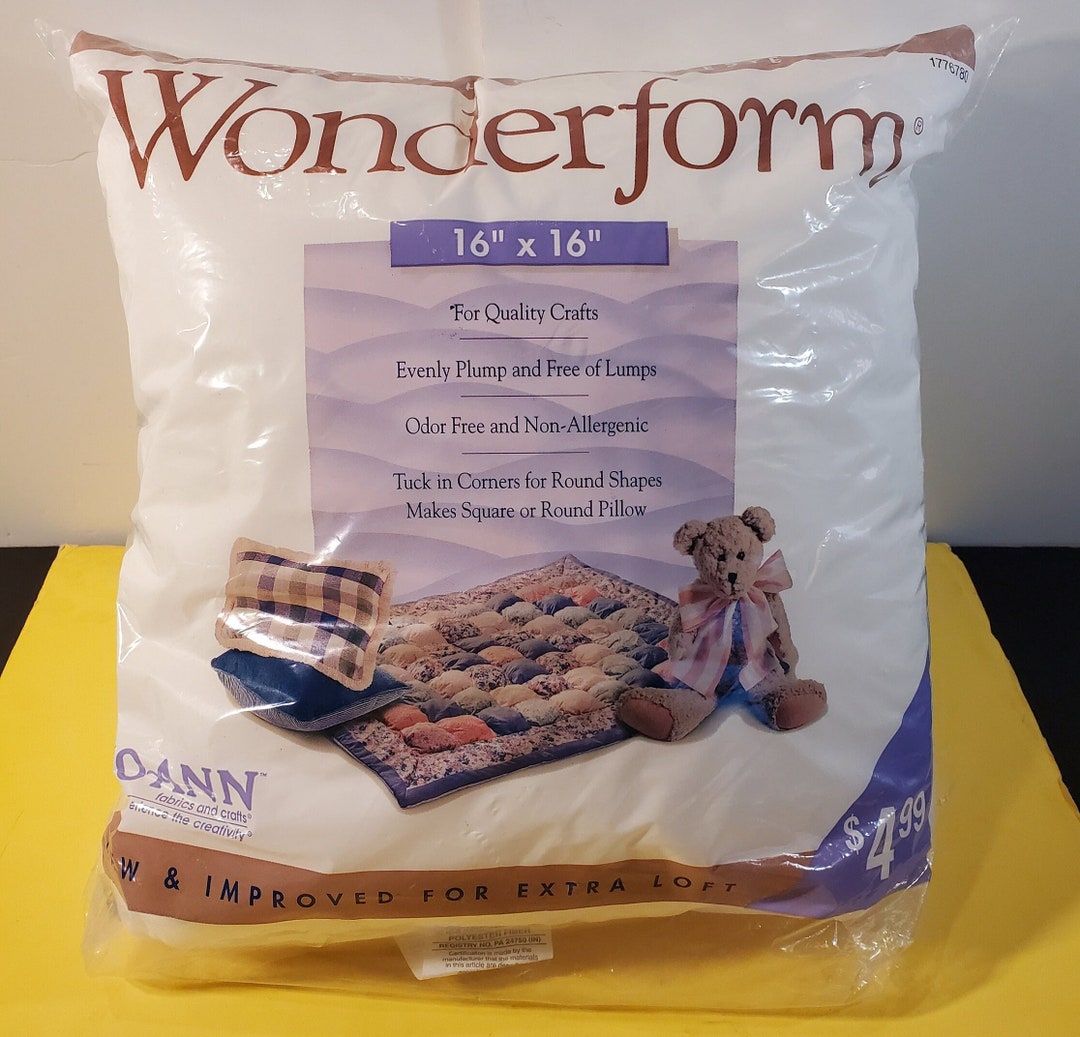 Wonderform 16x16 Polyester Crafting Pillow New in Bag 1776780 Joann ...