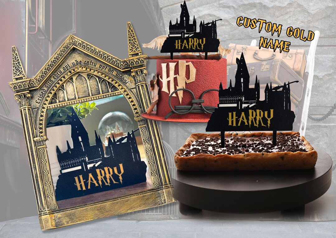 Harry Potter Hogwarts Cake Topper Fan Art - Etsy