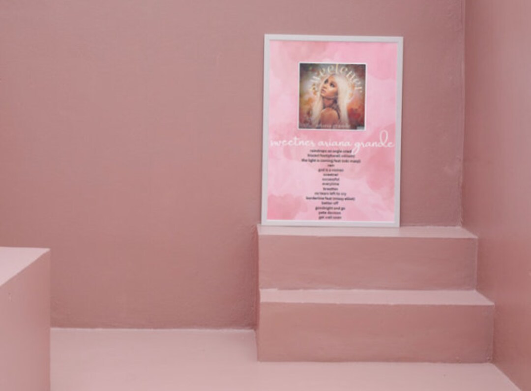 Ariana Grande Album Poster Sweetner - Etsy