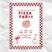 Pizza Party Invite, INSTANT DOWNLOAD, Italian Party, Slice of Fun ...