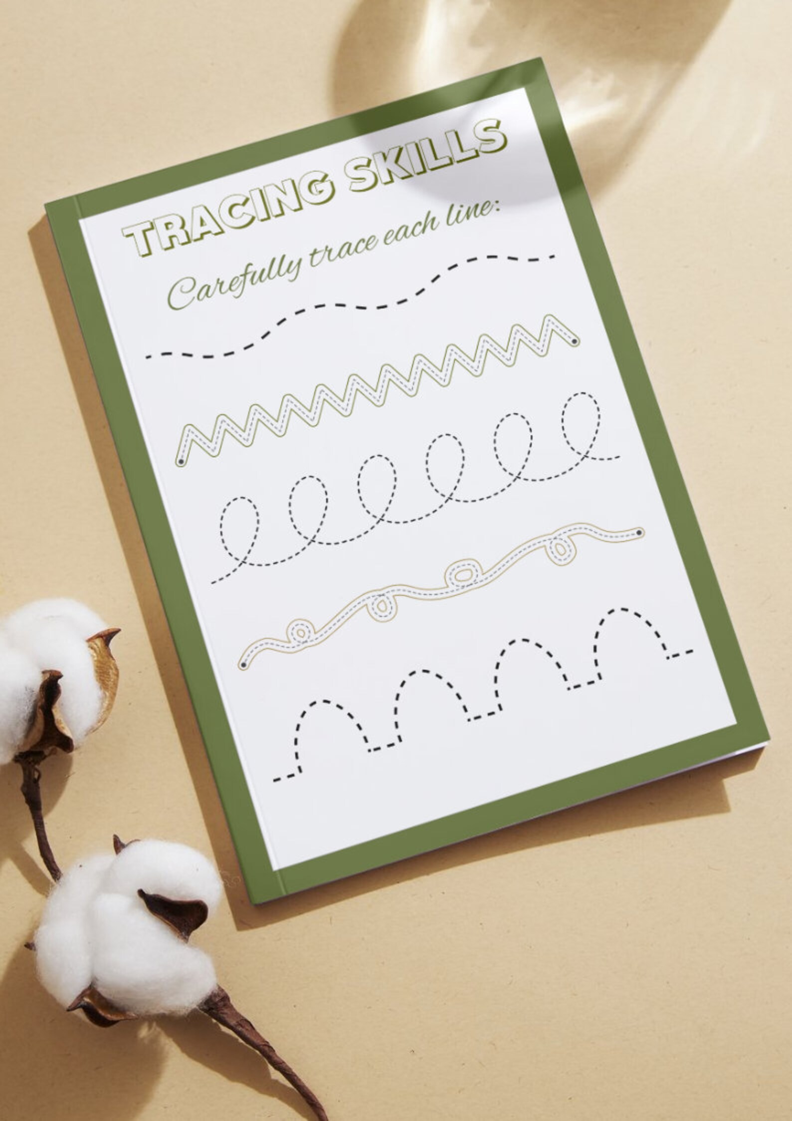 Preschool Line Tracing Worksheets Bundle, Lines Trace Pages Printable ...