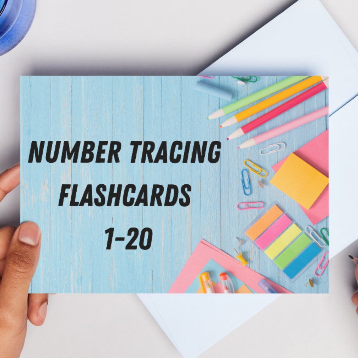 Number Tracing Posters & Flashcards, 1-20 Printable Number Tracing ...