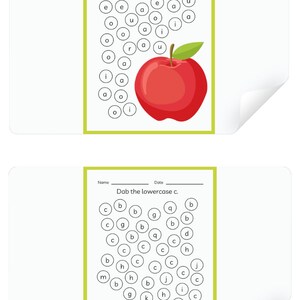 Fun and Colorful Preschool Alphabet Workbook, Alphabet Tracing Workbook ...