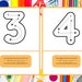 Number Tracing Posters & Flashcards, 1-20 Printable Number Tracing ...
