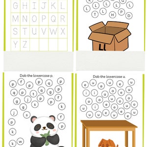 Fun and Colorful Preschool Alphabet Workbook, Alphabet Tracing Workbook ...