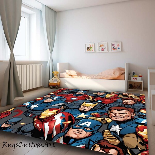 Avengers Rug - Etsy