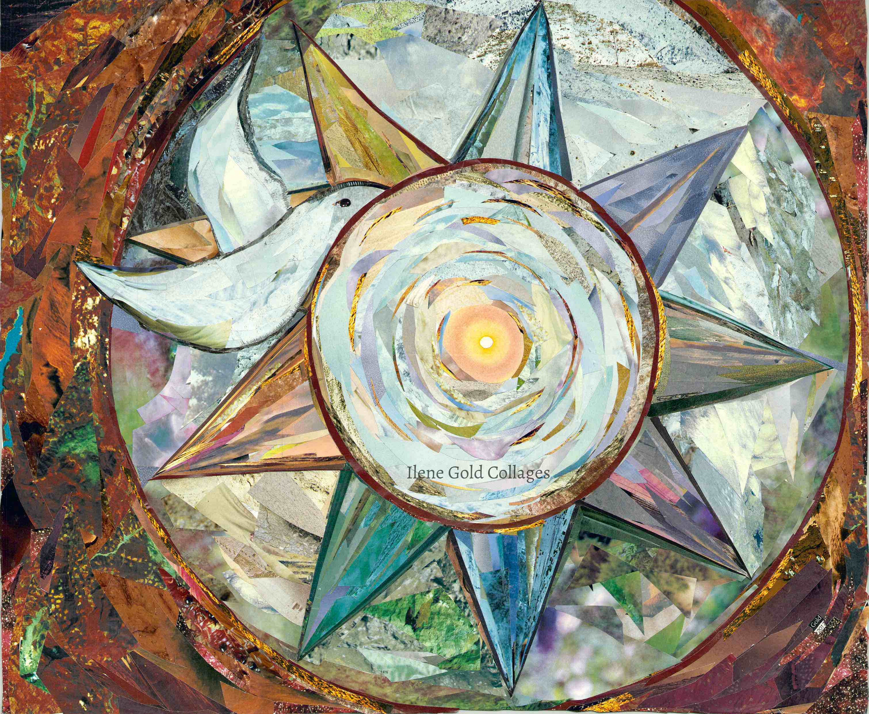 Sun and Dove - Collage Print Featured on CBS Sunday Morning. Free ...