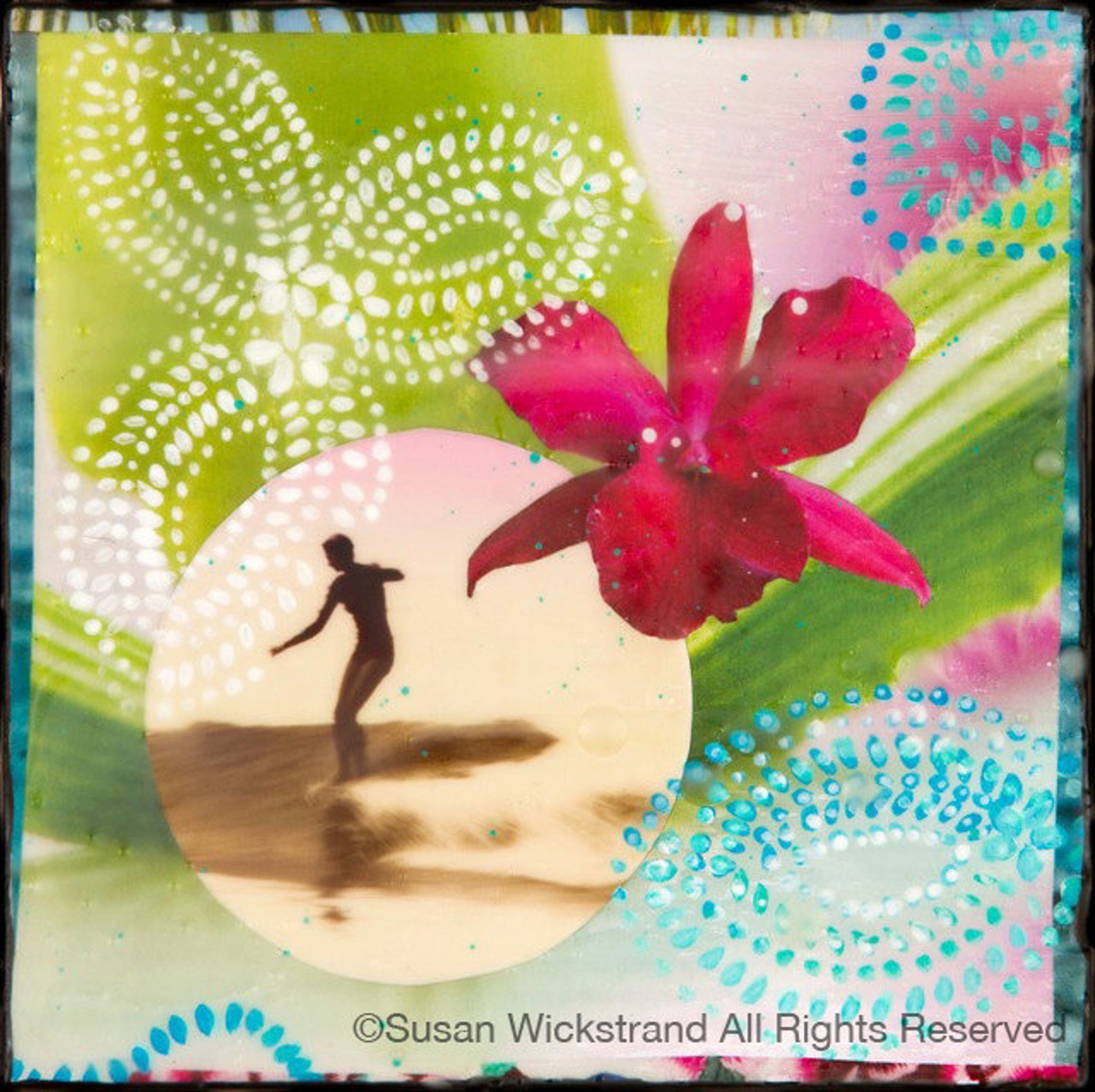 BINDI SEAS, Giclee, 10x10 and Up, Belinda Baggs, Surfing, Ocean, Ocean ...