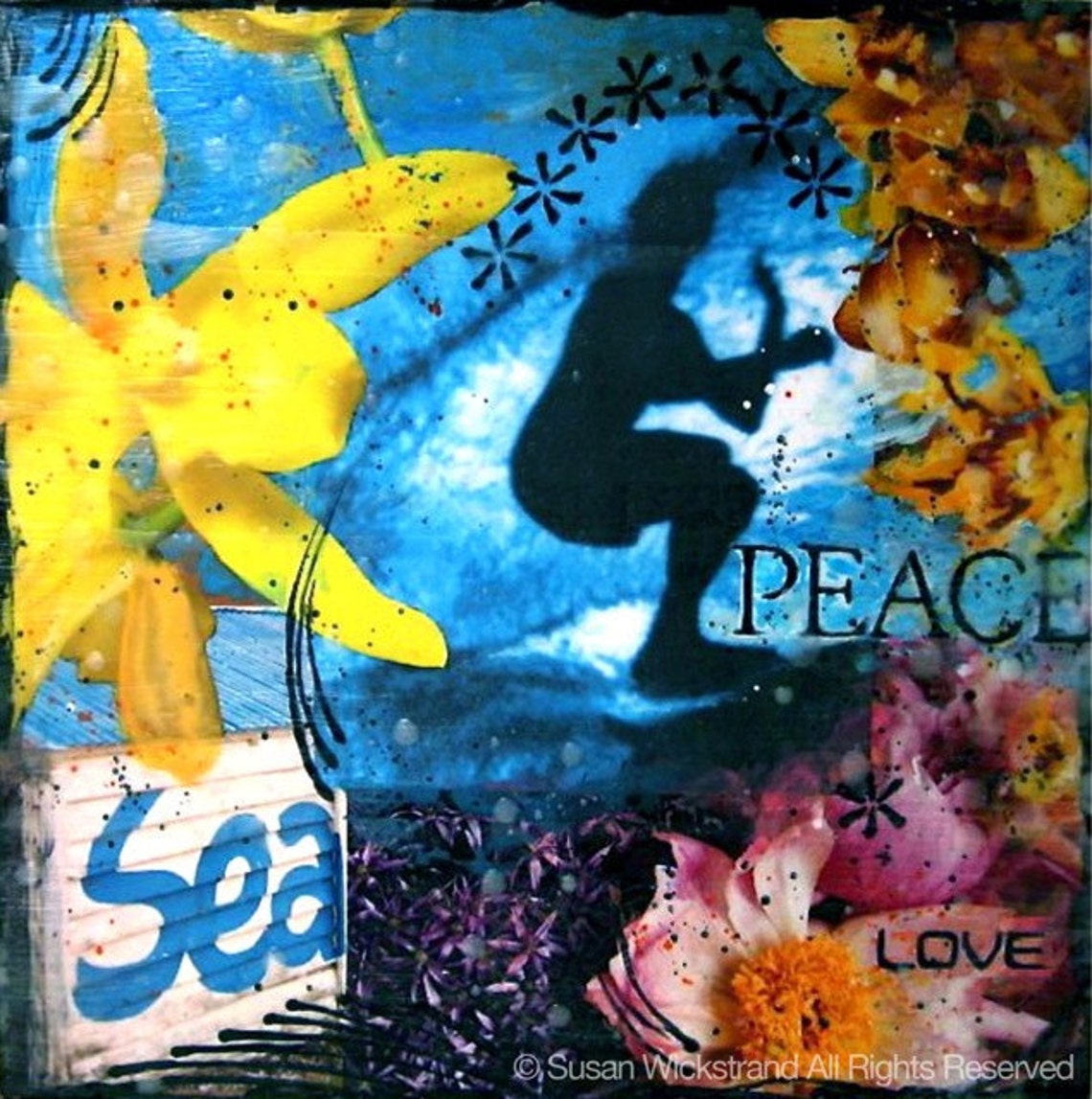 Sea Peace Sea Love 8x10 11x14 16x20 Hand Signed Matted - Etsy