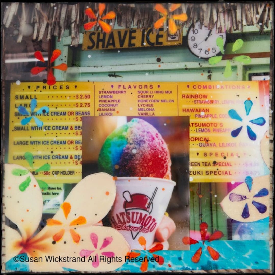 Rainbow Shave Ice, Best Seller, 8x10, 11x14, 16x20, Hand Signed Matted ...