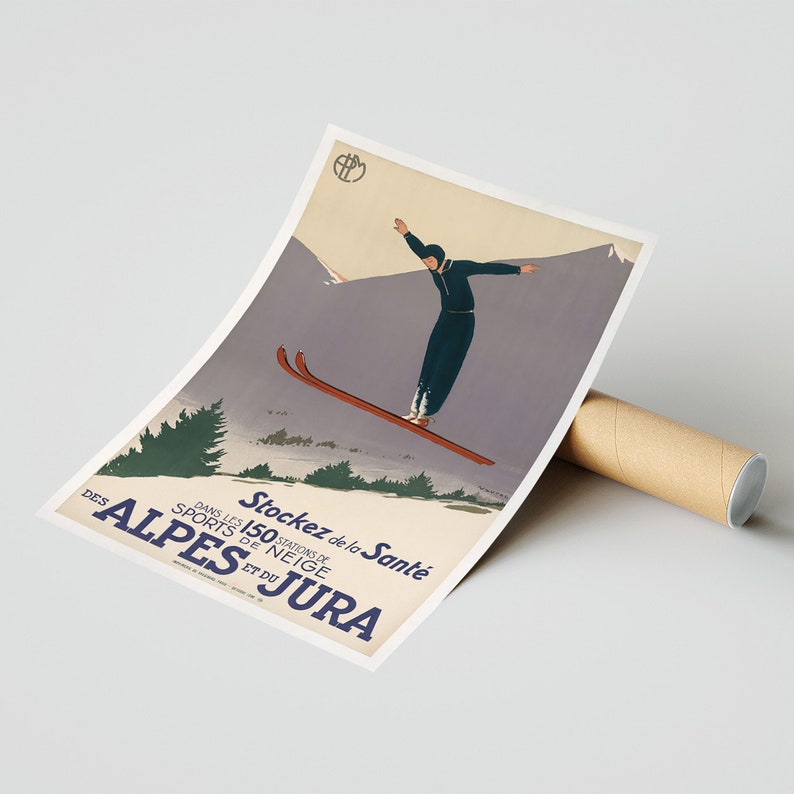 Hi-res Print - A4, A3...20x30 Inch... Des Alpes Et De Jura, Sports De ...