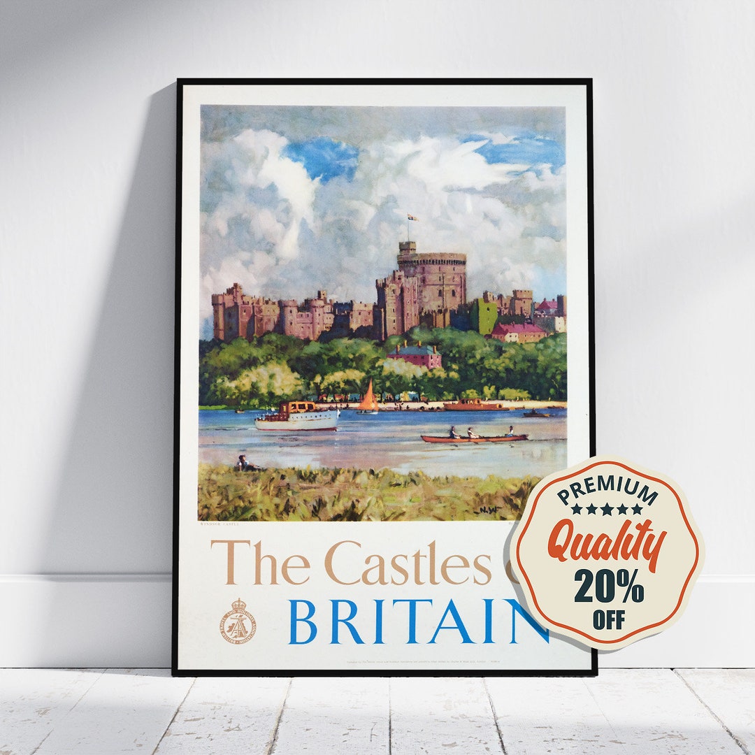 Hi-res Print - A4, A3...20x30 Inch... the Castles of Britain, British ...