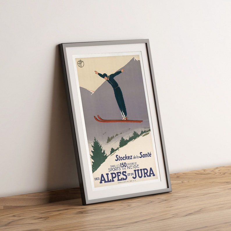 Hi-res Print - A4, A3...20x30 Inch... Des Alpes Et De Jura, Sports De ...