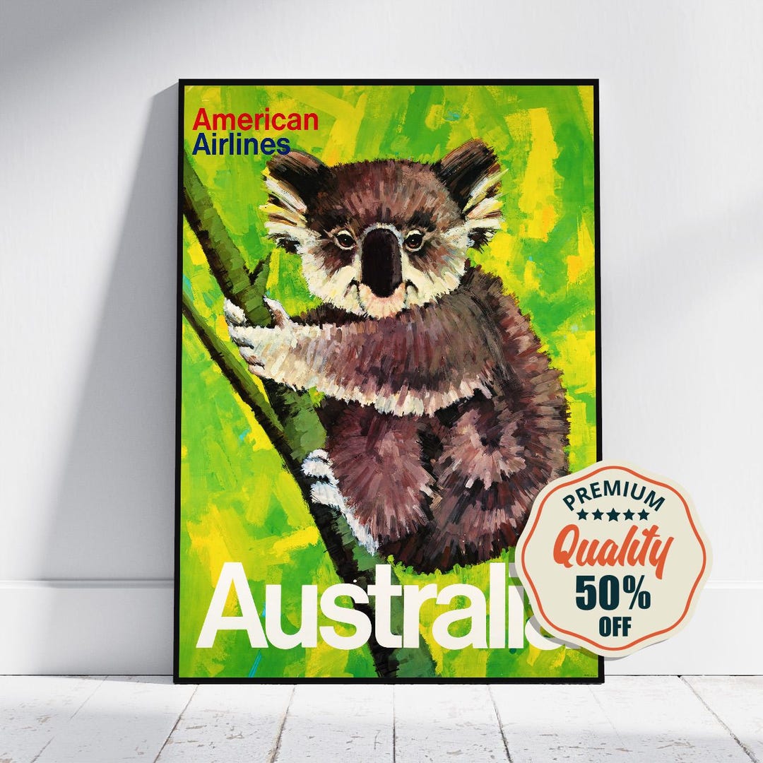 Hi-res Print - A4, A3...20x30 Inch... American Airlines, Australia ...
