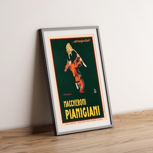 Vintage Fine Art Poster - A4, A1...20x30 Inch... "maccheroni Pianigiani ...