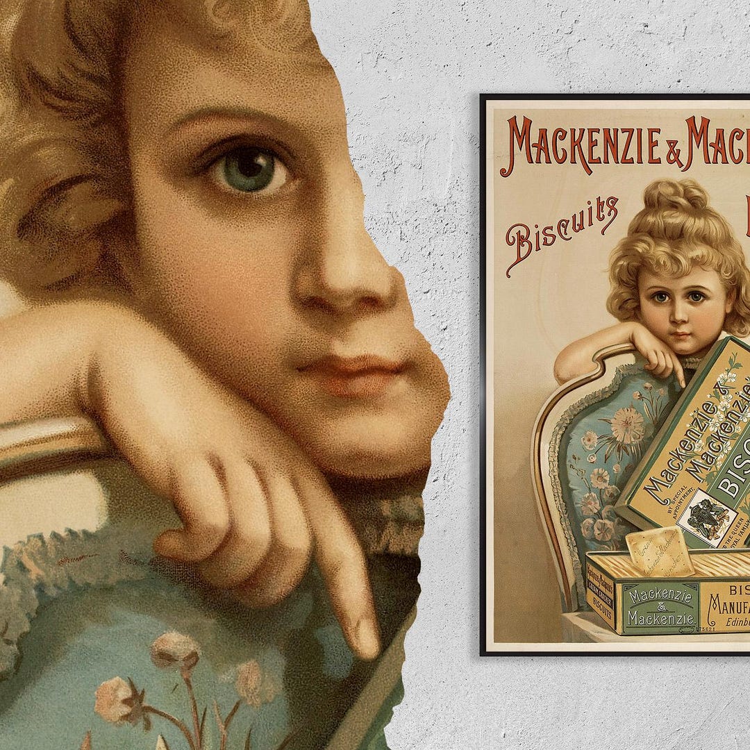 Vintage Fine Art Poster - A4, A1...20x30 Inch... Mackenzie and ...