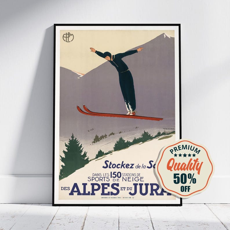 Hi-res Print - A4, A3...20x30 Inch... Des Alpes Et De Jura, Sports De ...