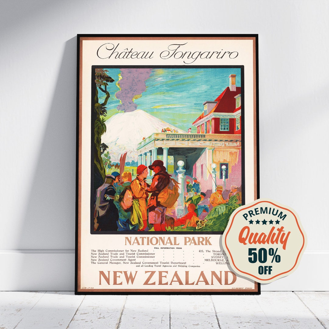 Hi-res Print - A4, A3...20x30 Inch... Visit New Zealand, National Park ...