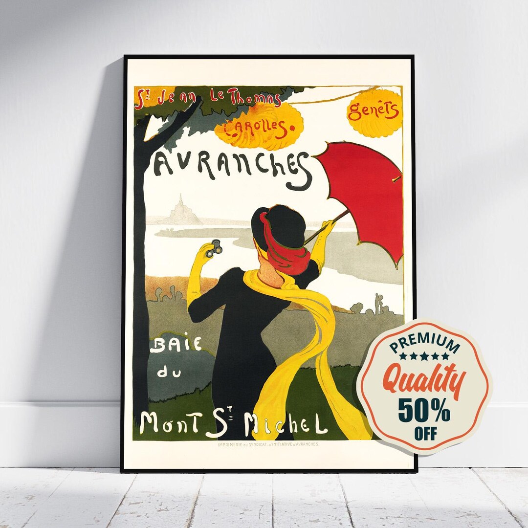 Hi-res Print - A4, A3...20x30 Inch... Avranches, St Jean Le Thomas ...