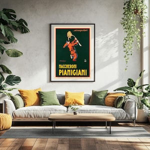 Vintage Fine Art Poster - A4, A1...20x30 Inch... "maccheroni Pianigiani ...