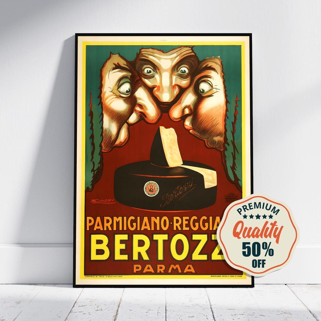 Hi-res Print - A4, A3… 20x30 Inch... Parmigiano-reggiano, Bertozzi ...