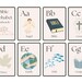 Biblical Based Alphabet Flash Cards - Etsy