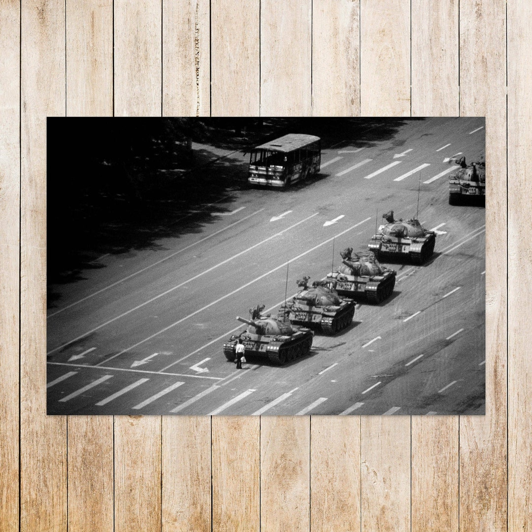 The Tank Man Iconic Tank Man Photo Tiananmen Square Tank Man ...