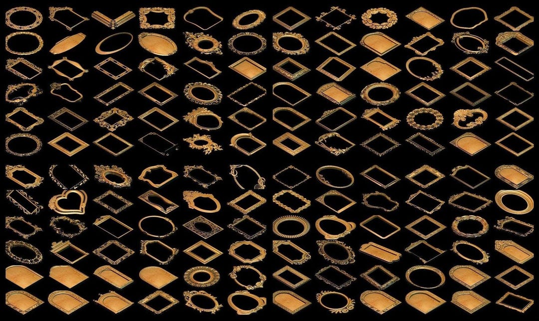 250 PCS 3D Models STL Frame Collection for CNC & 3D Printing - Etsy