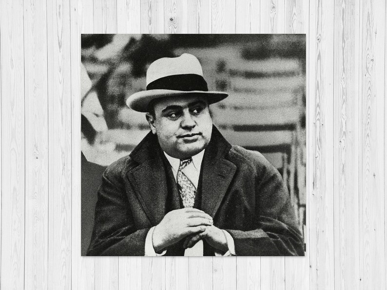 Photo of Al Capone, Al Capone Canvas, Scarface, American Gangster ...