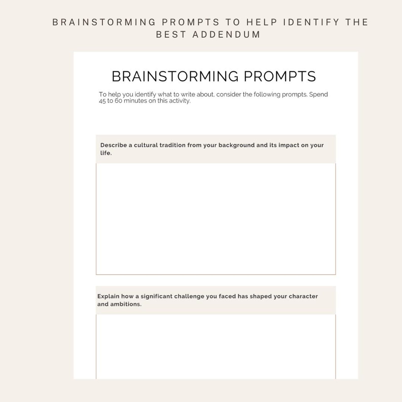 Law School Application Addendum Writing Guide - Etsy