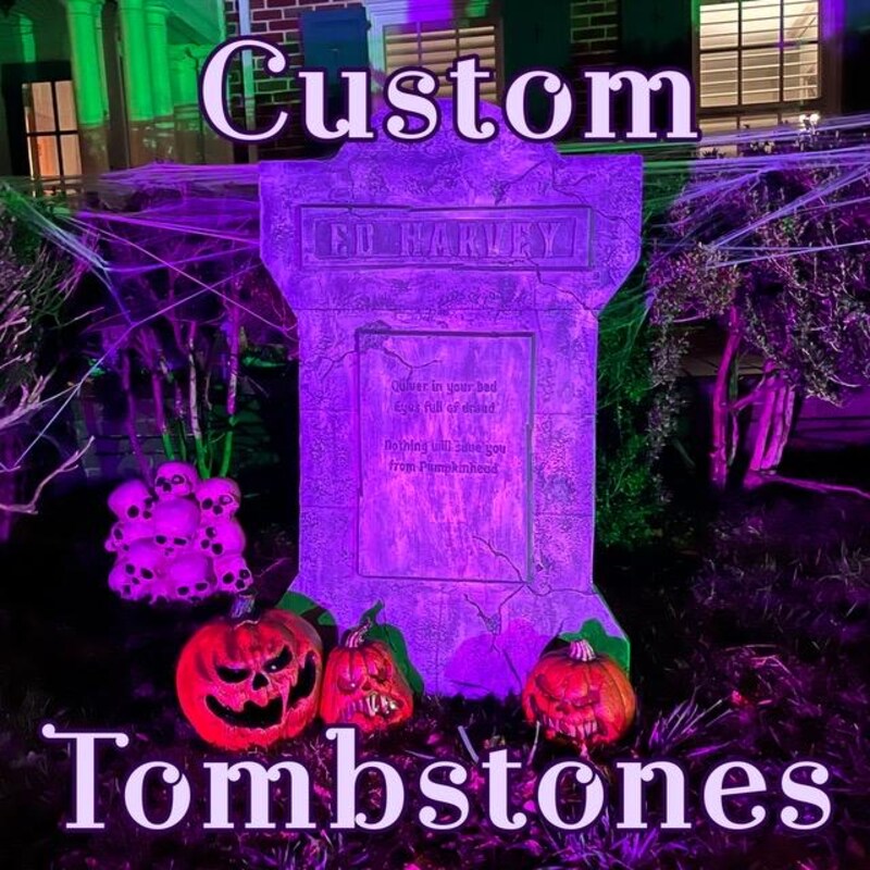 Halloween Tombstone - Etsy