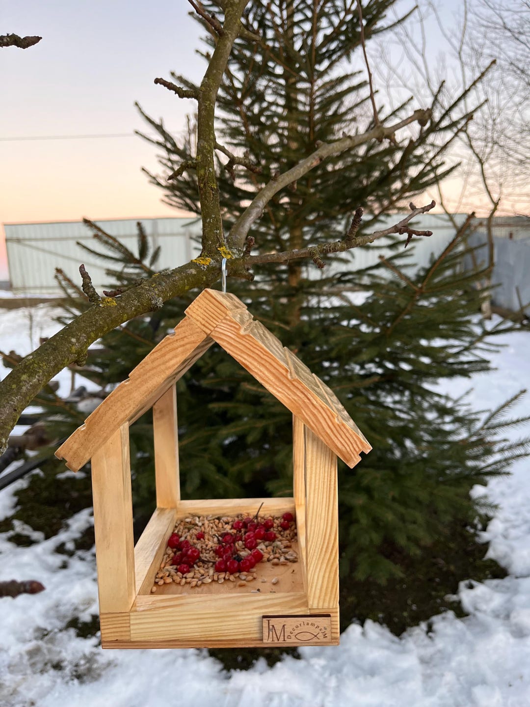 Handmade Wooden Bird Feeder/feeder - Etsy