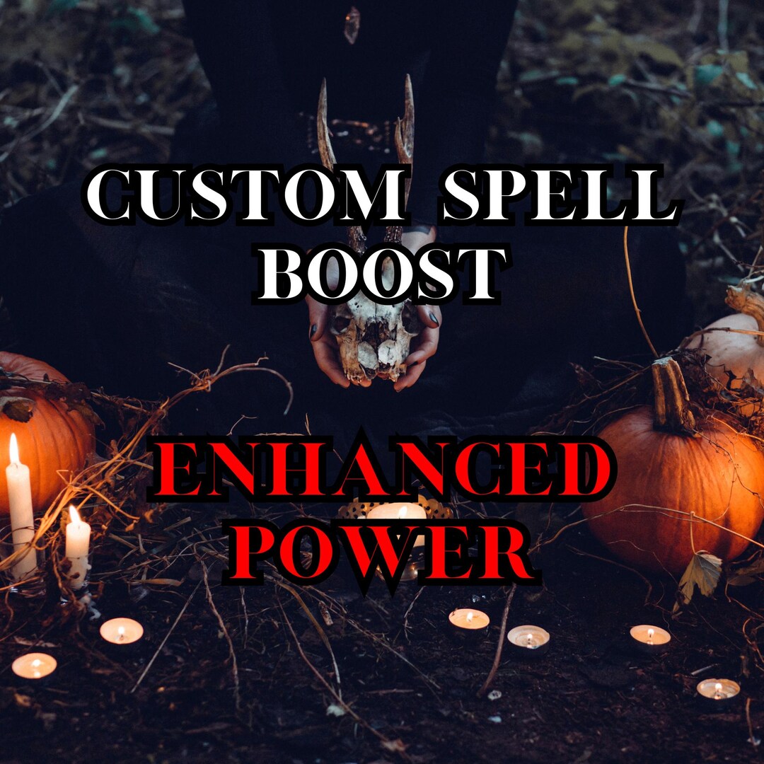 Custom Power Booster Spell Upgrade Personalized Energy Amplification Ritual Custom Order Request ...