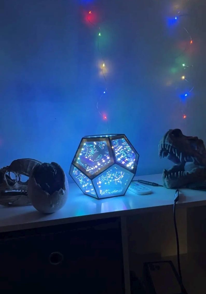 Infinity Dodecahedron Desk Lamp, Night Light - Etsy UK