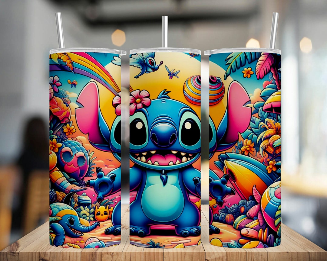 Stitch Tumbler Wrap Designs, Stitch Sublimation Designs, Lilo & Stitch ...