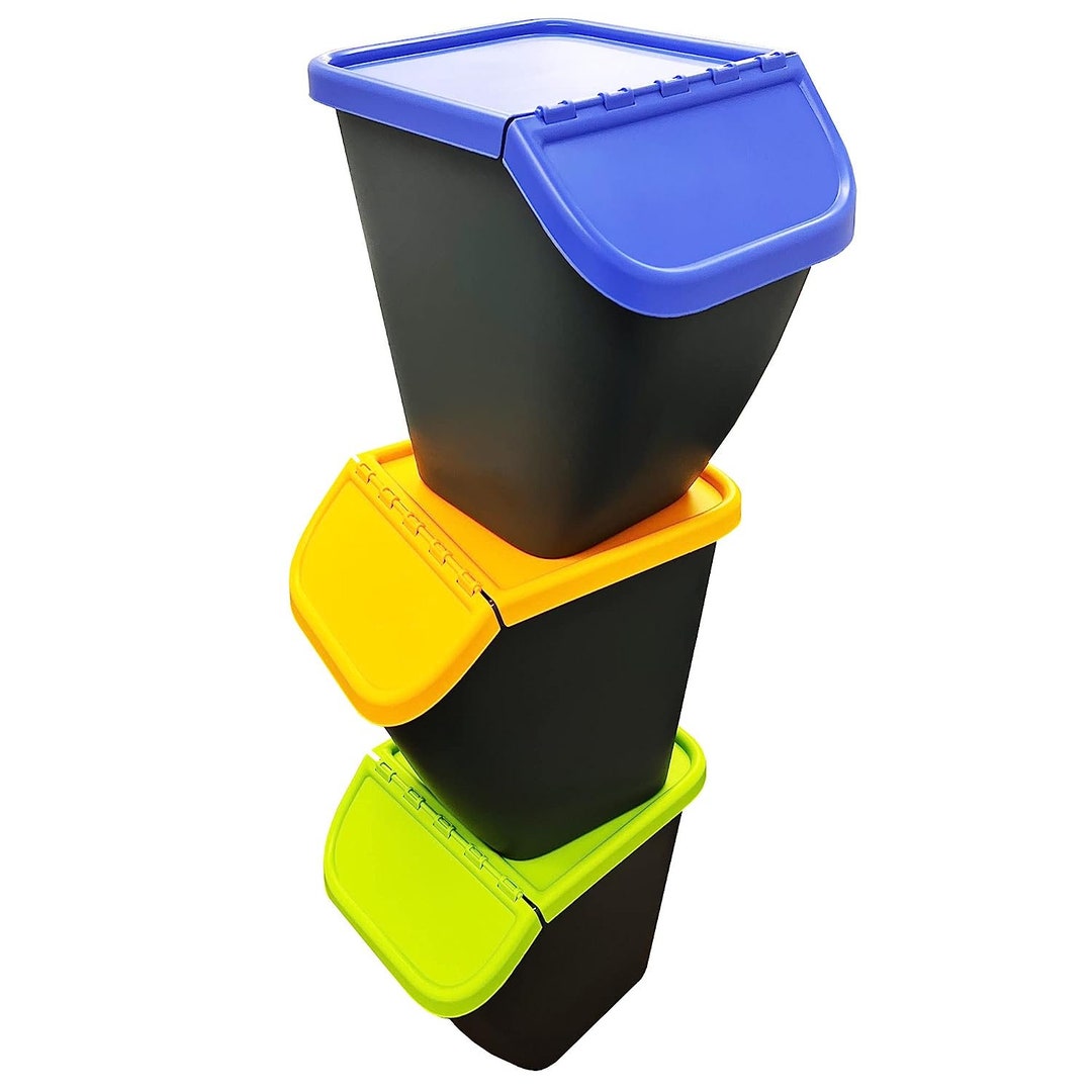 Pelican Waste Segregation Recycling Home Kitchen Bins With Colour Coded ...